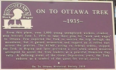 On To Ottawa Trek - Working People Built BC