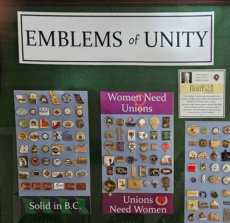 Jim Young Union Pin Collection | Archived Materials
